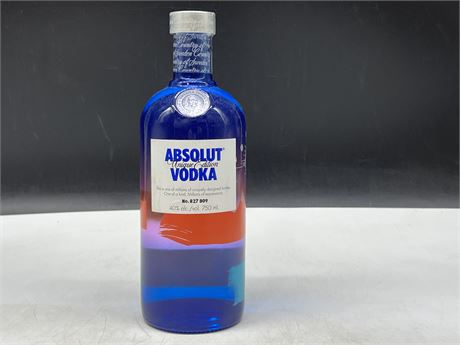 Urban Auctions - (SEALED) RARE ABSOLUT VODKA UNIQUE COLLECTORS EDITION ...