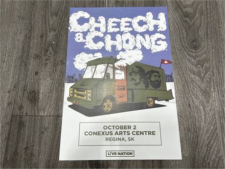Urban Auctions - CHEECH & CHONG TOUR POSTER (11”x17”)