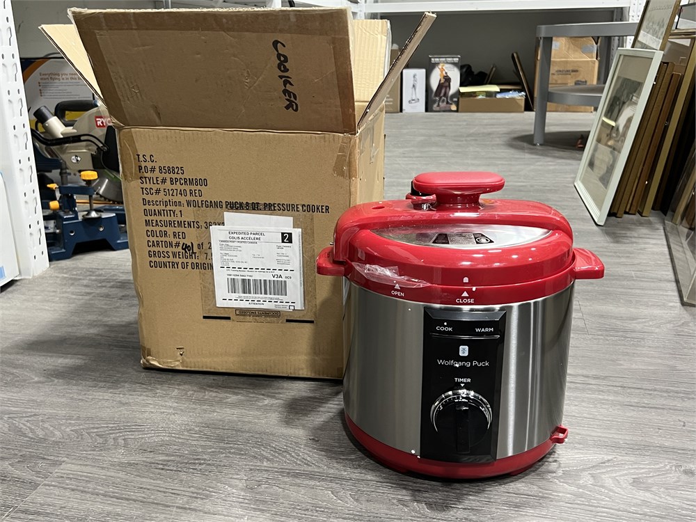 Urban Auctions - (NEW) WOLFGANG PUCK PRESSURE COOKER - BPCRM800