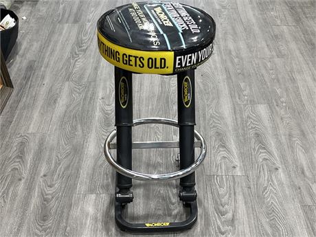 Urban Auctions - MONROE SHOCKS & STRUTS BAR STOOL - 15” x 15” x 29”