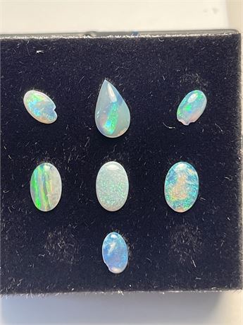 Urban Auctions - GENUINE AUSTRALIAN GREEN AND BLUE FLASH OPALS - 1.27CT