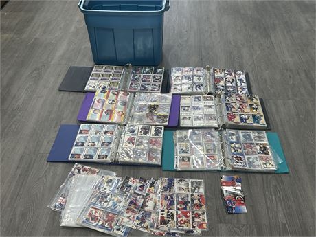 Urban Auctions - LARGE COLLECTION OF HOCKEY SPORTS CARD BINDERS