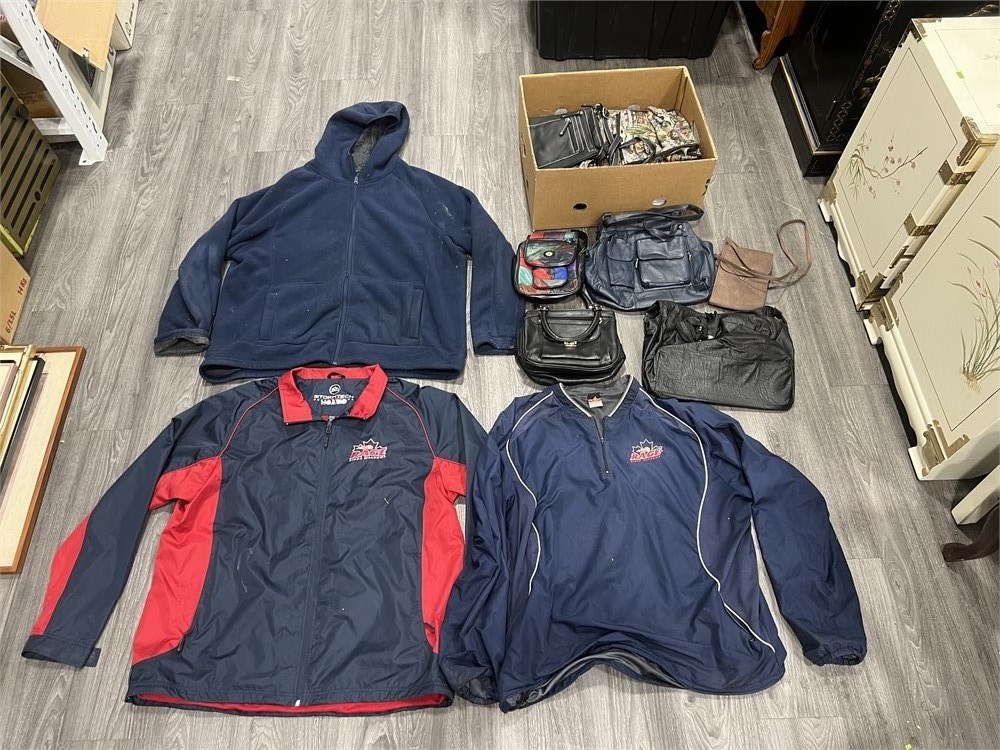 Urban Auctions - VINTAGE CLOTHING INCL: RAGE JACKETS, PURSES, ETC