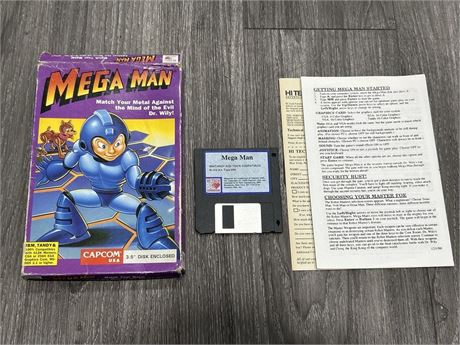 Urban Auctions - VINTAGE MEGA MAN PC GAME COMPLETE W/BOX
